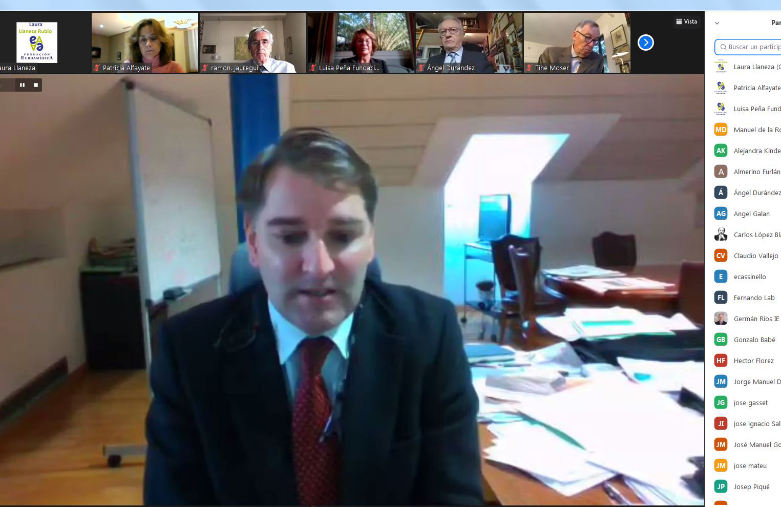 Desayuno-coloquio con Manuel de la Rocha | Fundación Euroamerica